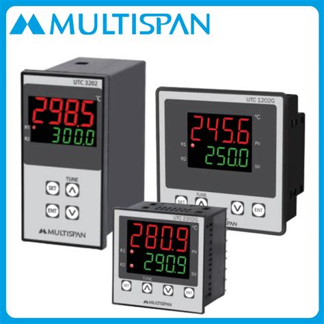 Multispan UTC Digital Temperature Controller Dual Output Alarm Modes