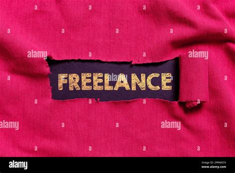 Writing Displaying Text Freelance Business Idea Working At Different Firms Rather Than Being