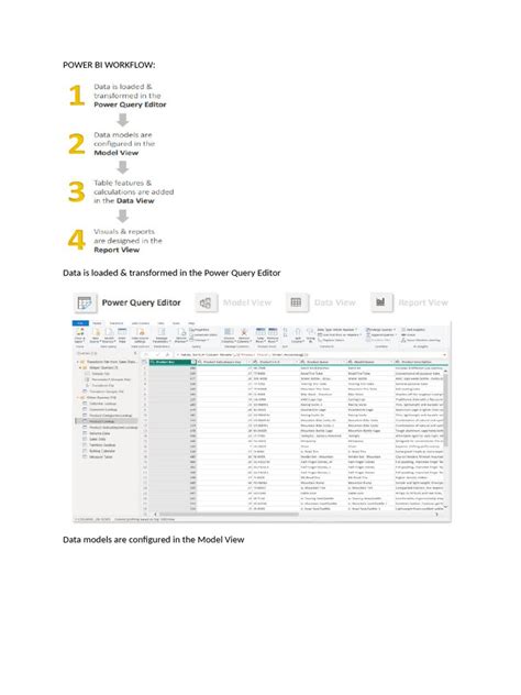 Power Bi Workflow Pdf