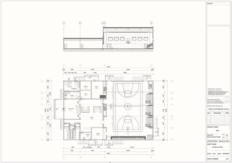 Multi Purpose Hall Project Behance