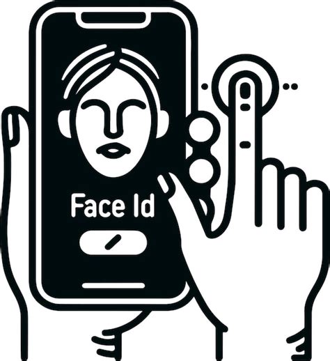 Iconic Face Id Verification In Biometric System With The Text Face