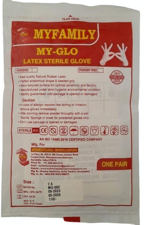 Sterile Latex Surgical Gloves Powder Free At Rs 10piece In Mysore