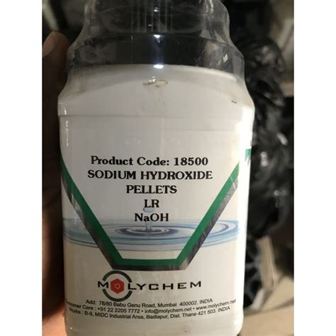 Sodium Hydroxide Naoh Pellets 500g Caustic Soda For Lab And Industry