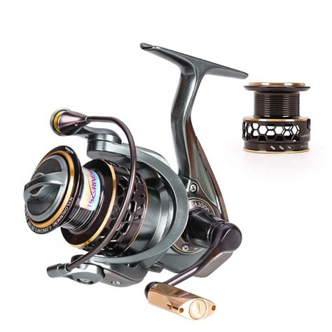 TSURINOYA Jaguar 1000 2000 3000 Long Casting Double Spool Stainless ...