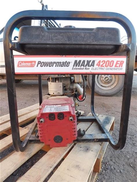 Coleman Maxa 4200 Extended Run Generator Agriculture Bigiron