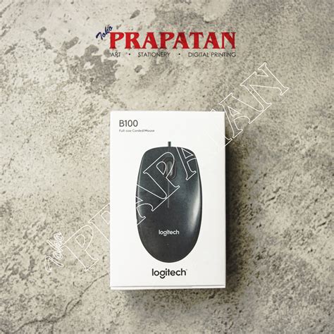 Jual Mouse Logitech B100 Full Size Corded Mouse Shopee Indonesia