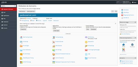 เช่า Windows Hosting ราคาถูก Inter 1 Domain พิ้นที่ 10 Gb Bw 100 Gb 800 บาทต่อปี ขอแนะนำ Asp Dot