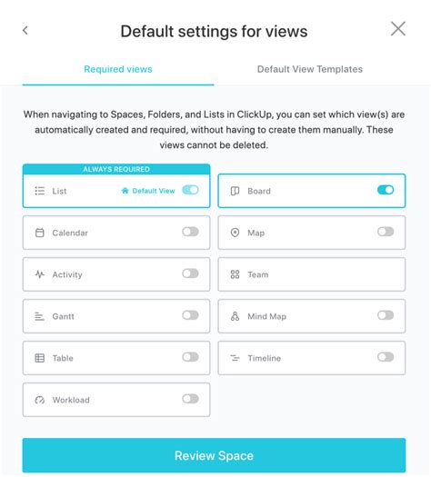 how to setup a clickup space digital marketing ceo