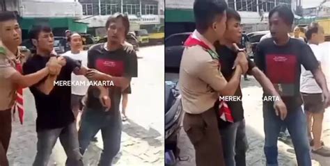 Viral Aksi Pelajar Berseragam Pramuka Ringkus Jambret Di Kemayoran