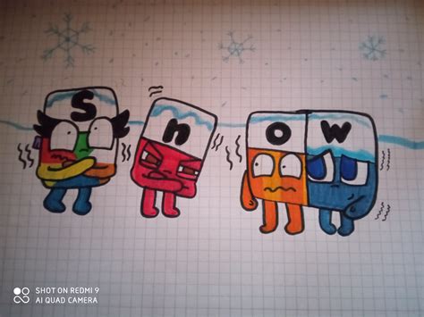 Alphablocks In The Snow By Andreajaywonder2005 On Deviantart