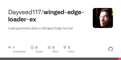 GitHub Dayveed Winged Edge Loader Ex Load Geometry Data In Winged Edge Format