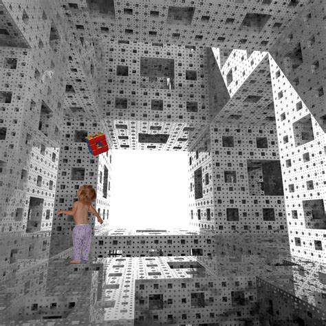 Hexahedron Fractal The Menger Sponge