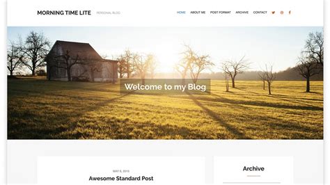10 Best Free Personal Blog Wordpress Themes Wplook Themes