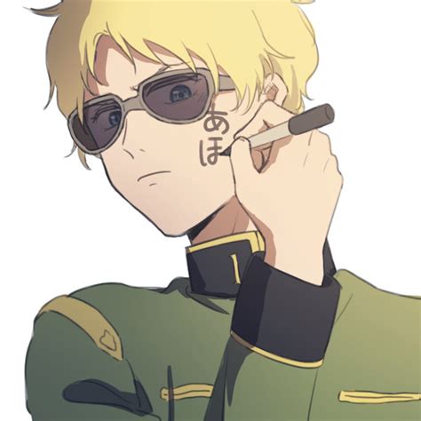 Safebooru 1boy Blonde Hair Blue Eyes Char Aznable Closed Mouth