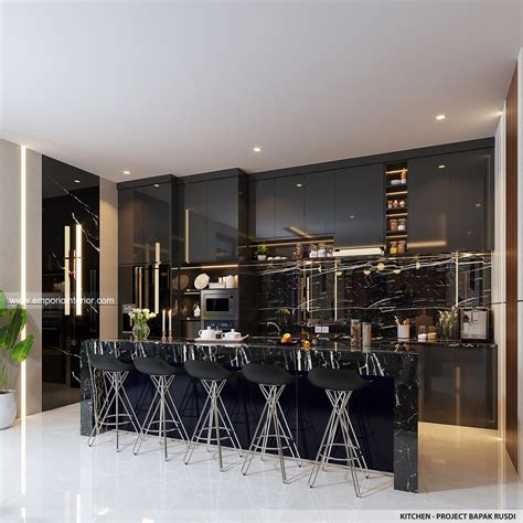 Desain Dapur Rumah Modern 2 Lantai Bapak RSD Di Jakarta 29856 Desain