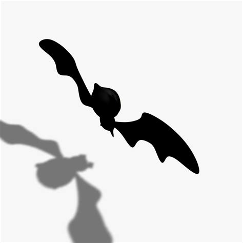 간단한 만화 박쥐 3d 모델 6 Obj Fbx Dae C4d 3ds Free3d