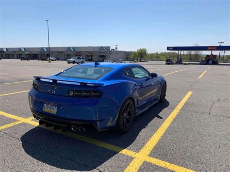 Chevrolet Camaro Ss 6th Gen Blue Stance Sf07