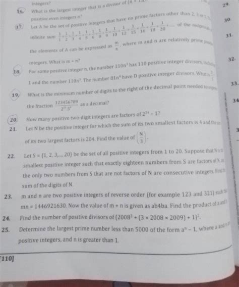 16 What Is The Largest Integer That Is A Divisor Of N 29positive Ev