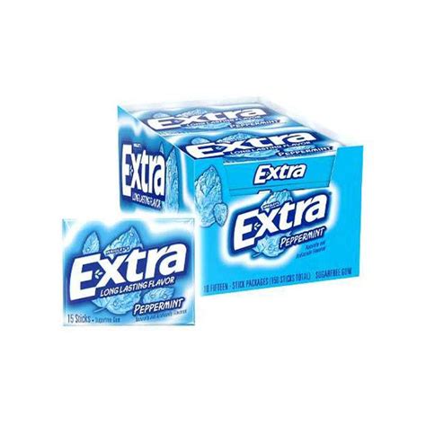 Buy Bulk Extra Gum Peppermint 15 Pc Online Wholesale Extra In Los Angeles
