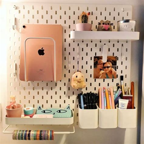 25 Best Ikea Pegboard Ideas And Hacks To Diy 733 Blog Ikea Room Ideas Ikea Hack Ideas Girls
