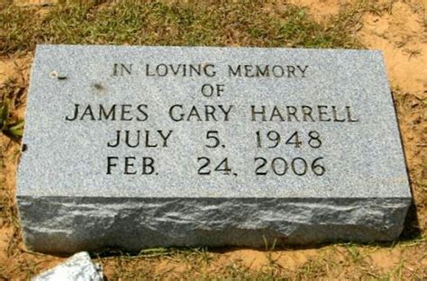 James Gary Harrell Headstone