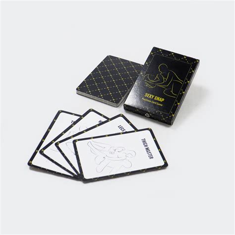 Customizable Cmyk Bedroom Sex Game Cards For Adult With Box And