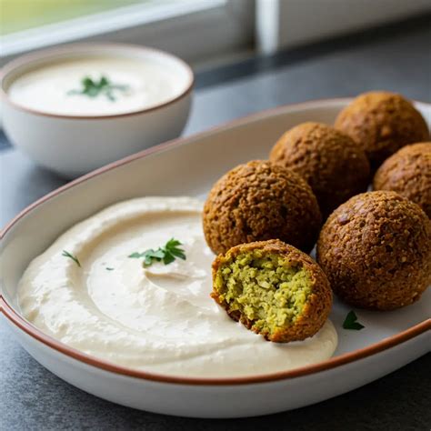 Falafel Bites With Creamy Tahini Sauce Bite Blessin