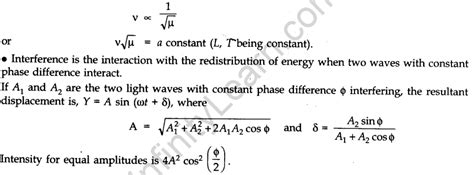 Waves Class 11 Notes Physics Chapter 15 Infinity Learn By Sri Chaitanya