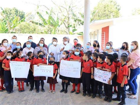 Inauguran En Comalcalco Aula Educativa En Primaria