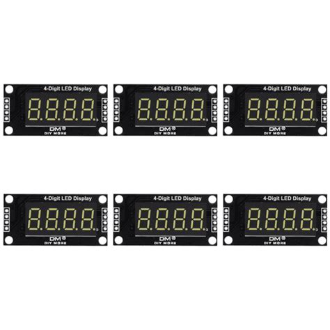 Módulo Pantalla Led Tm1637 Módulo Reloj 4 Dígitos Módulo Led Digital