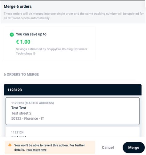 How To Merge Orders