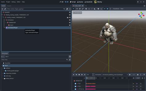 Animated Models Meshy For Godot Meshy Docs