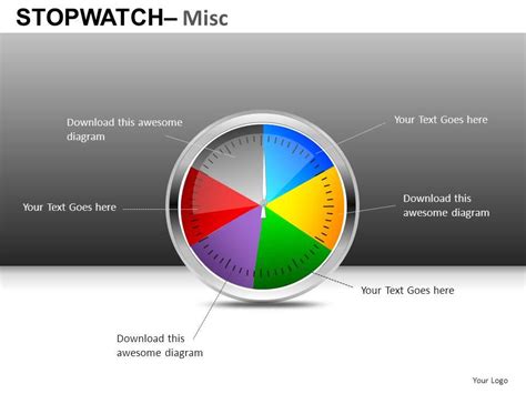 stopwatch misc powerpoint presentation slides db powerpoint shapes