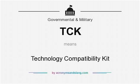 Tck Technology Compatibility Kit In Governmental And Military By