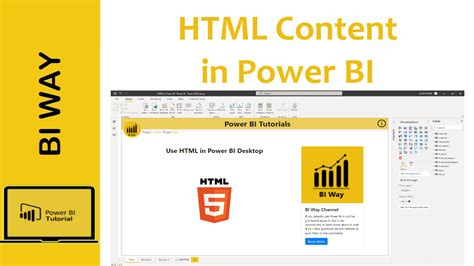 Use Html In Power Bi Bi Way