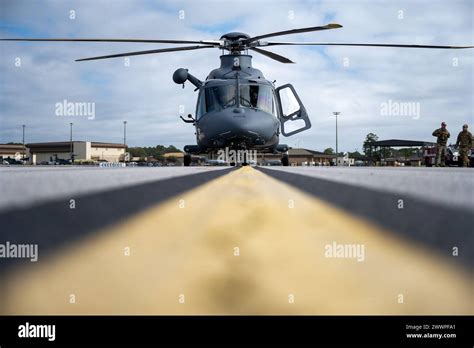 A U.S. Air Force MH-139A Grey Wolf helicopter assigned to Air Force ...