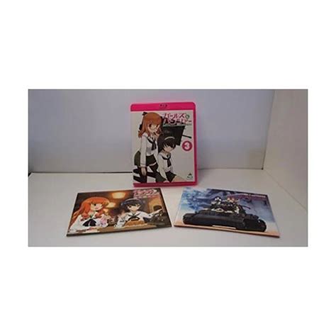 Girls Und Panzer Vol 3 Blu Ray Booklet Limited Edition New From