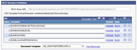 managing rest resource definitions