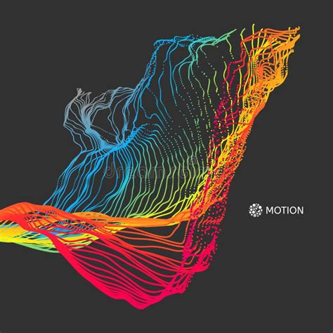Flowing Particle Waves Textbook Booklet Or Notebook Mockup Cover