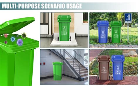 Outdoor Trash Can 80l 100l 120l 240l Large Trash Can Heavy Duty Kitchen
