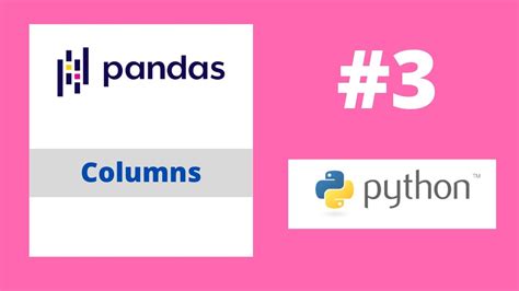 Belajar Pandas Columns Youtube
