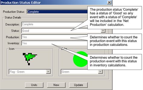 Production Event Status Plant Applications 2023 Documentation