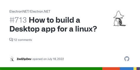 How To Build A Desktop App For A Linux Issue 713 ElectronNET