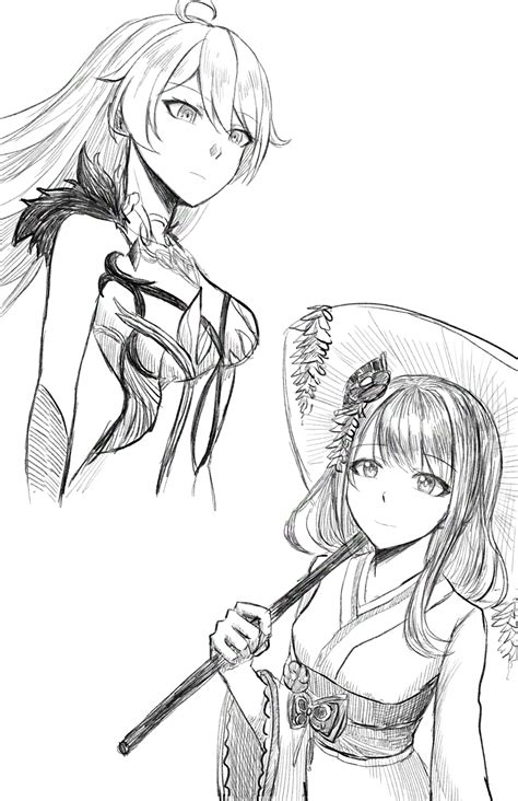 Makoto And Asmoday Genshin Impact Drawn By Wasdmyway Danbooru