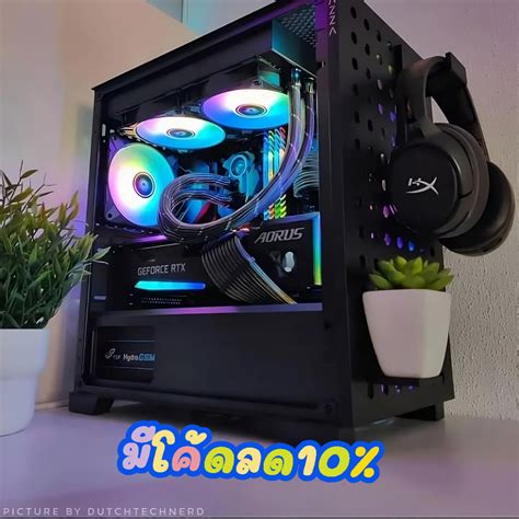 ส่งด่วนโค้ดลด เคส Matx ทรงเตี้ย มีที่แขวนหูฟัง วางโมเดลหน้าเคส Argb