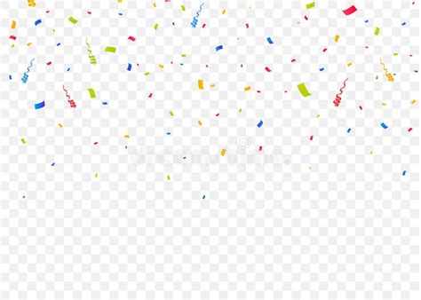 Color Falling Confetti Isolated Background Colorful Pieces Of Paper