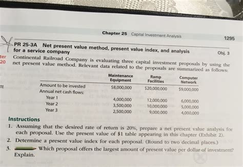 Solved Chapter Capital Investment Analysis PR A Chegg