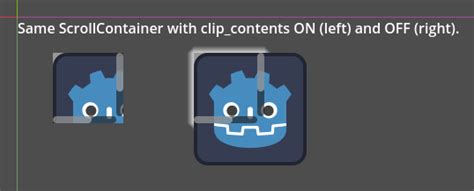 ScrollContainer Will Clip Not Only Content But Also The Drop Shadow Defined In The Theme