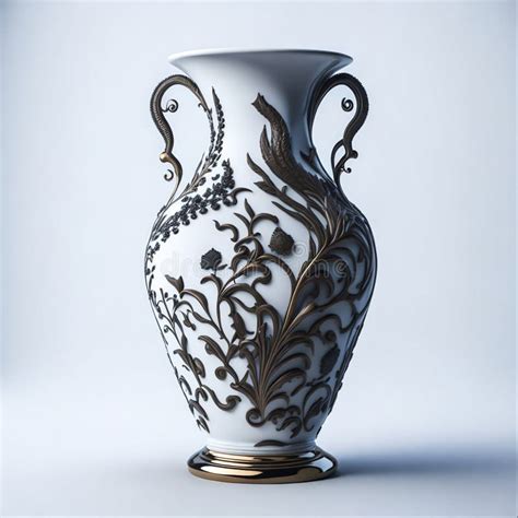 Elegant Vase With Minimalist Floral Arrangement For Modern Home Decor