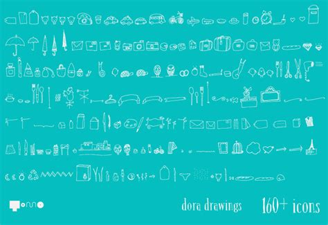 Tomo Dora Icons Illustrator Graphics ~ Creative Market